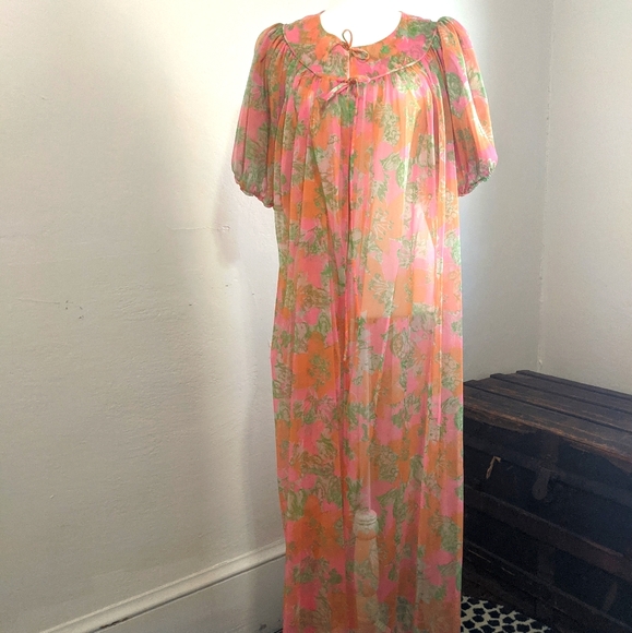 Intimates & Sleepwear | Vintage Sheer House Dress | Poshmark